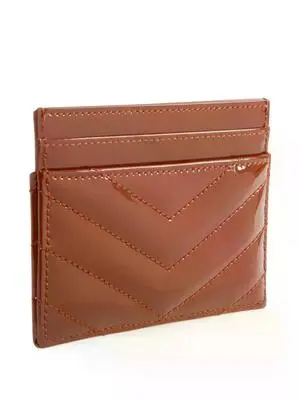 Saint Laurent Cassandre Quilted Patent Card Holder