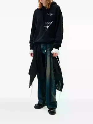 ANN DEMEULEMEESTER Graphic-print Hoodie