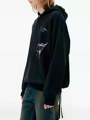 ANN DEMEULEMEESTER Graphic-print Hoodie