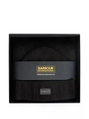 Barbour Sweeper Legacy Ribbed-knit Hat And Scarf Set