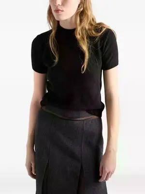 PRADA Short-sleeved Cashmere Sweater
