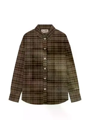 MC2 SAINT BARTH Gigy Check-pattern Flannel Shirt - Brown