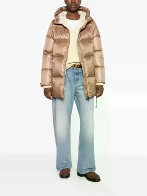 Peserico Quilted Hooded Coat