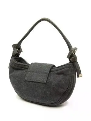 Fendi 2000-2010 Mini Wool Croissant Handbag