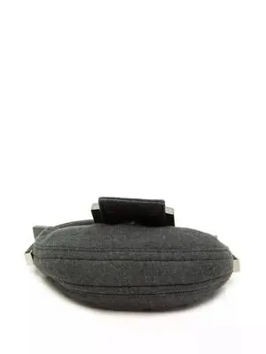 Fendi 2000-2010 Mini Wool Croissant Handbag