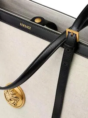 Versace Rivière Large Canvas Tote