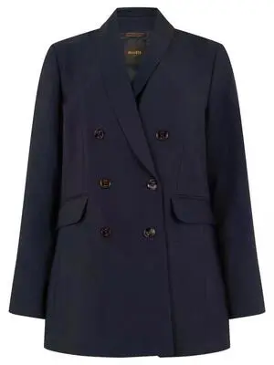 MOORER Double-breasted Shawl-lapel Blazer