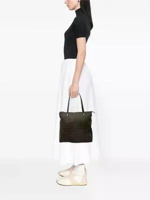 FENDI 2000-2010 Zucchino Canvas Tote Bag - Brown