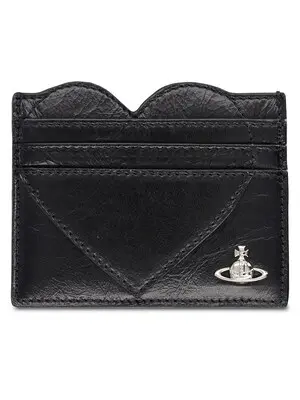 VIVIENNE WESTWOOD Portacarte "heart" Con Orb - Black