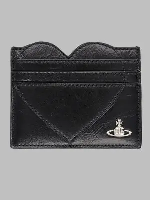 VIVIENNE WESTWOOD Portacarte "heart" Con Orb - Black