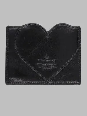 VIVIENNE WESTWOOD Portacarte "heart" Con Orb - Black