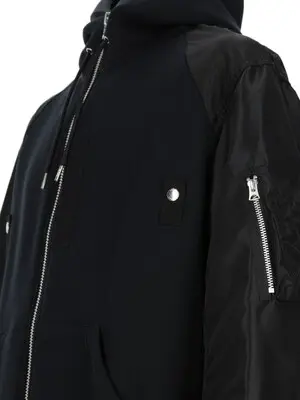 SACAI Felpa Con Cappuccio E Zip