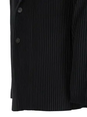 Issey Miyake Giacca Monopetto Plissettata