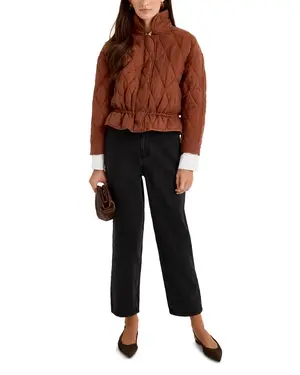 MARIE OLIVER Haisley Quilted Boxy Jacket