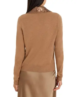 NIC+ZOE Sequin Collar Cardigan