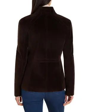 NIC+ZOE Stretch Velvet Riding Jacket