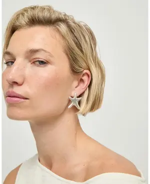 UNODE50 Medium Tone Star Earrings
