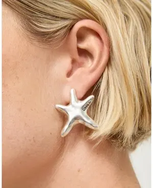 UNODE50 Medium Tone Star Earrings