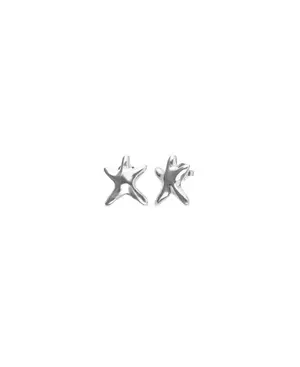 UNODE50 Small Tone Star Earrings