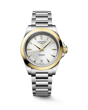 LONGINES Conquest Watch, 34mm - Silver