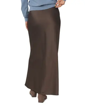 POINT Satin A Line Slip Skirt