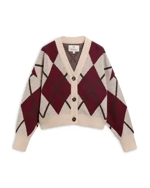 Barbour Harleigh Argyle V Neck Cardigan