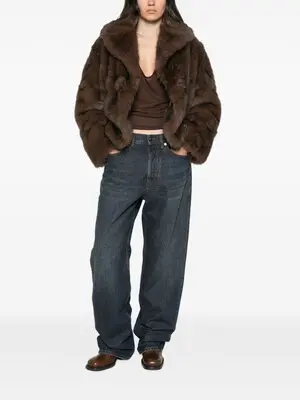 ERMANNO SCERVINO Faux Fur Jacket By