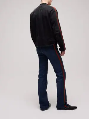 Gucci Web Detail Denim Jacket