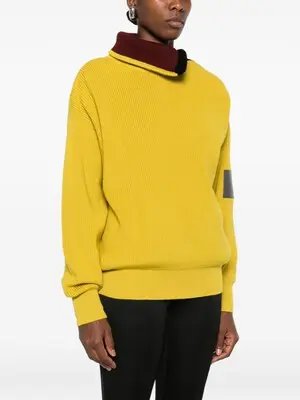 Loewe Wool Zipped Sweater - Yellow