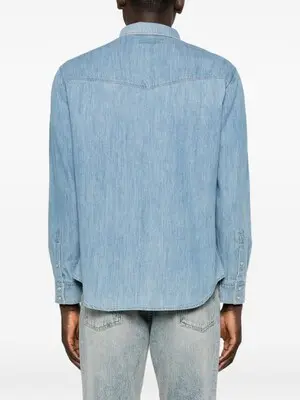 EMPORIO ARMANI Denim Cotton Shirt