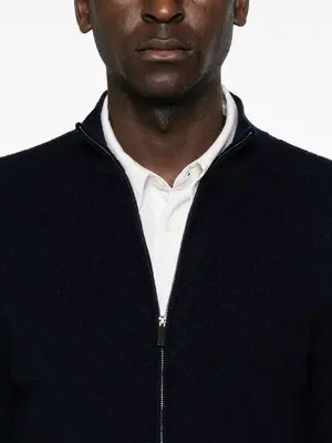 EMPORIO ARMANI Wool Zipped Cardigan