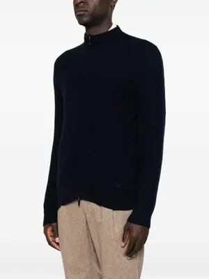 EMPORIO ARMANI Wool Zipped Cardigan