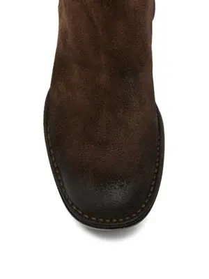 Emporio Armani Leather Ankle Boots