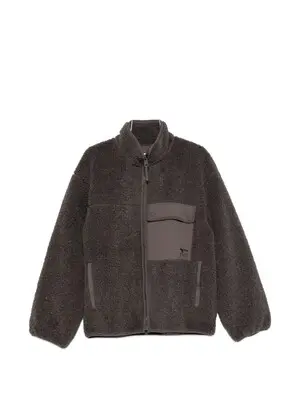 Maison Kitsuné Fleece Blouson Jacket By - Grey