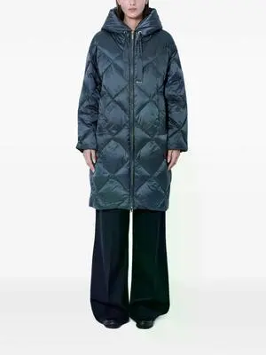 Max Mara Quilted Hooded Coat