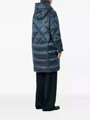 Max Mara Quilted Hooded Coat