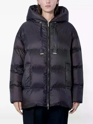 Max Mara Hooded Drawstring Puffer Jacket