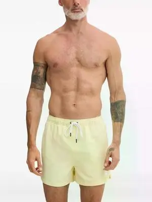 Karl Lagerfeld Logo-print Drawstring Swim Shorts - Neutrals
