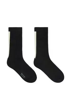 Paul Smith And White 'racer Stripe' Socks