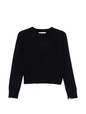 Extreme Cashmere February Fine-knit Round-neck Sweater