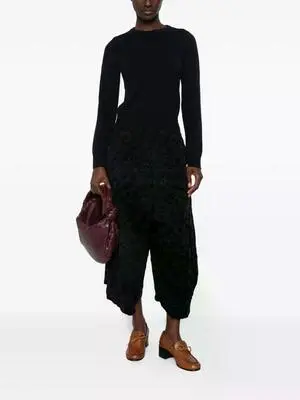 Extreme Cashmere February Fine-knit Round-neck Sweater