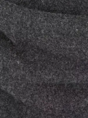 PILLINGS Midi-draped Wool Skirt