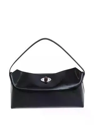 Christopher Esber Doba Quartz Turnlock Shoulder Bag - Black
