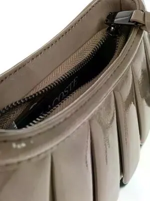 Lacoste Runway Mini Patent-leather Lenglen Purse Bag