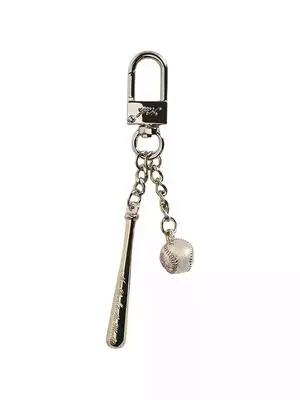 Kith X New York Yankees Baseball Bat Keychain - Silver