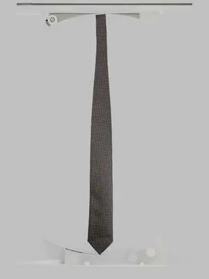 Zegna 100% Mulberry Silk Tie - Grey