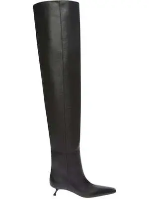 SPORTMAX Sportmax Pointed-Toe Thigh-High Boots
