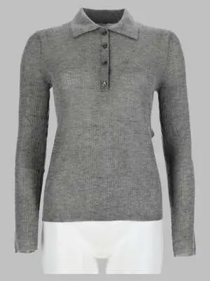 Aspesi Soft Knit Sweater - Grey