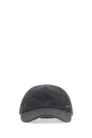 Borsalino Cashmere Roger Baseball Cap - Grey