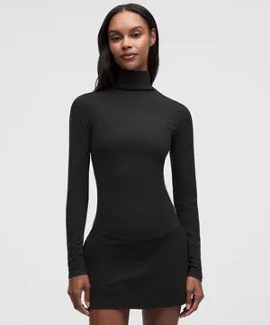 Lululemon Hold Tight Long-sleeve Turtleneck - Black